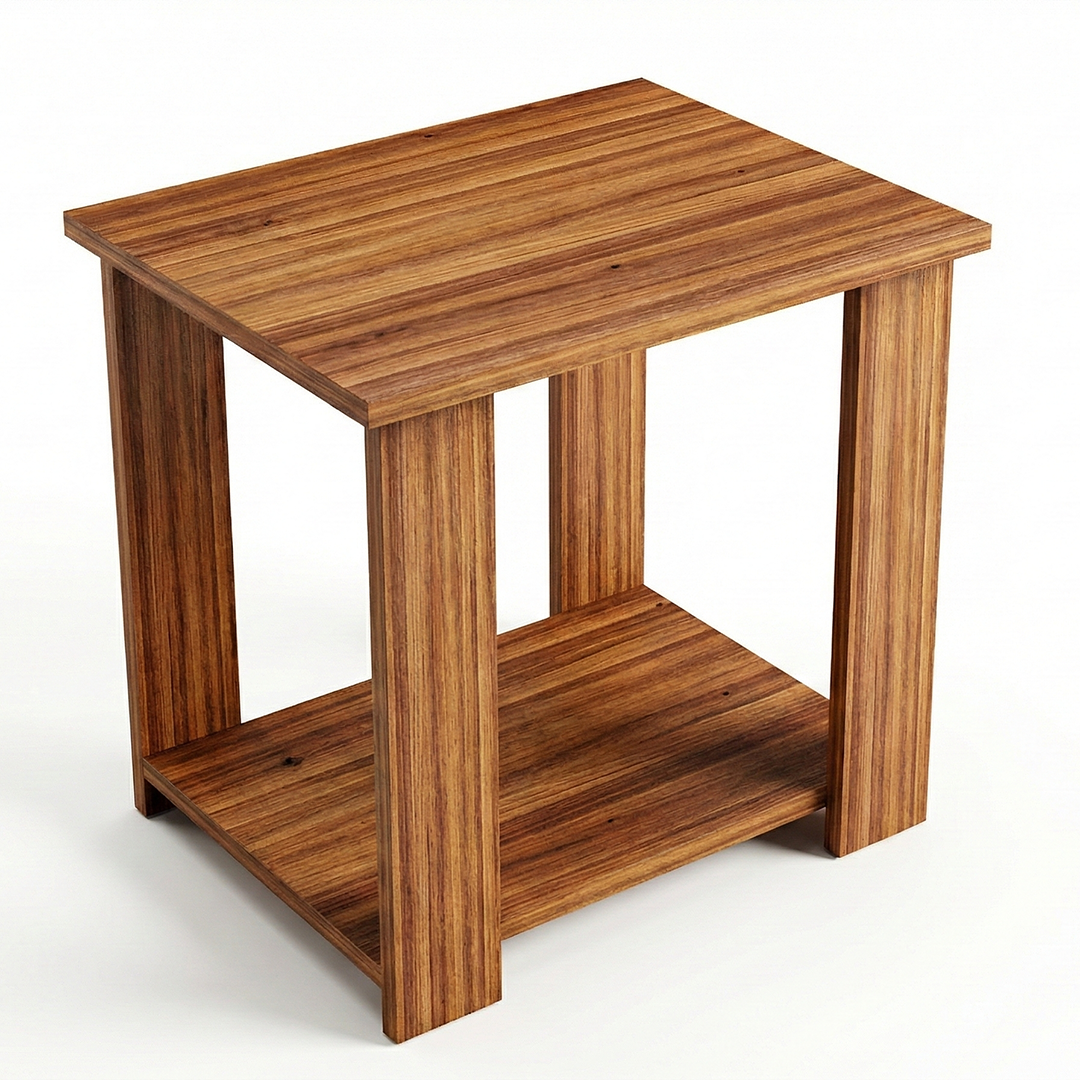 Simple Wood End Table - Minimalist Bedside Table – Ranthari Living